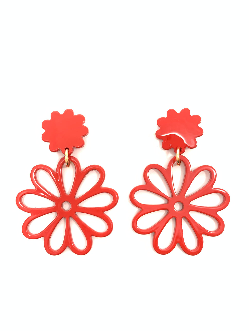 Dahlia Earrings in Red – Accessory Jane Retail